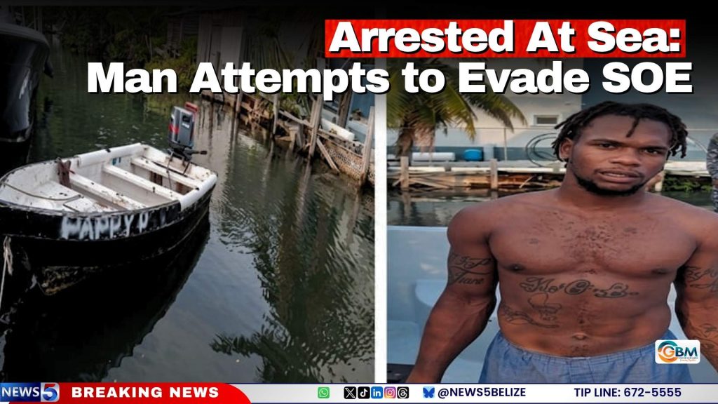 Arrested At Sea: Man Attempts to Evade SOE | Greater Belize Media